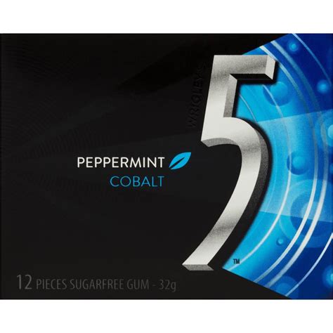 Wrigleys 5 Sugarfree Gum Cobalt 32g Woolworths