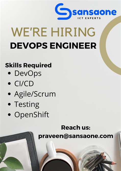 Sravanthi D On Linkedin Hiring Devops Softwaredesign Belgium