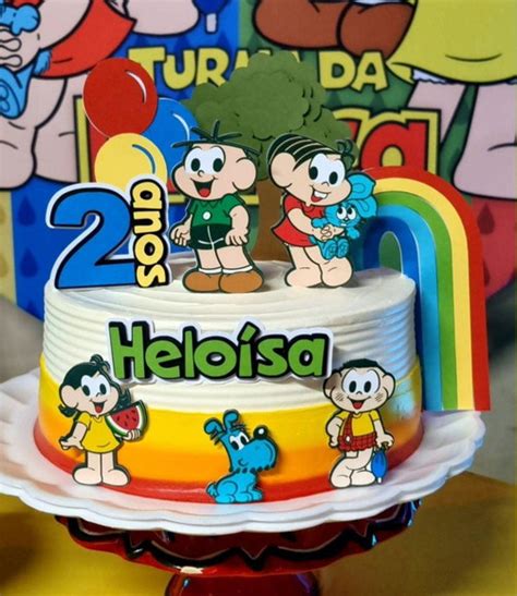 Topper Para Bolo Turma Da Monica Elo7 Produtos Especiais