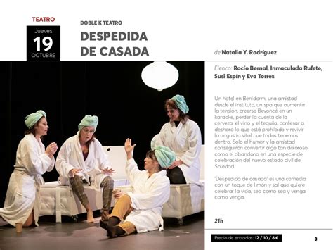 Programación Teatro Guerra de Lorca Octubre Diciembre 2023 La Guía W