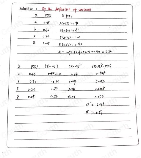 solved standard deviation sigma 2 sigma exercise 2