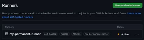 Namespace Running Github Self Hosted Runners Reliably