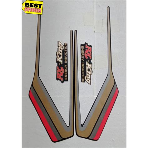Jual STIKER STRIPING YAMAHA RX KING 1990 VARIASI FULL STIKER LIS BODY