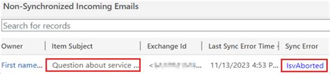 Emails Arent Automatically Tracked Or Synchronized Microsoft Dataverse Microsoft Learn
