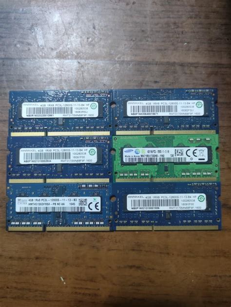 Ddr3 4gb Laptop Ram Computers And Tech Parts And Accessories Computer Parts On Carousell