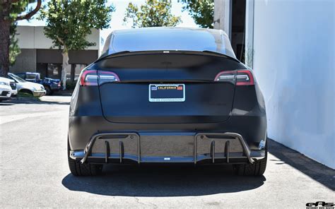 Adro Premium Prepreg Carbon Fiber Rear Diffuser Tesla Model Y