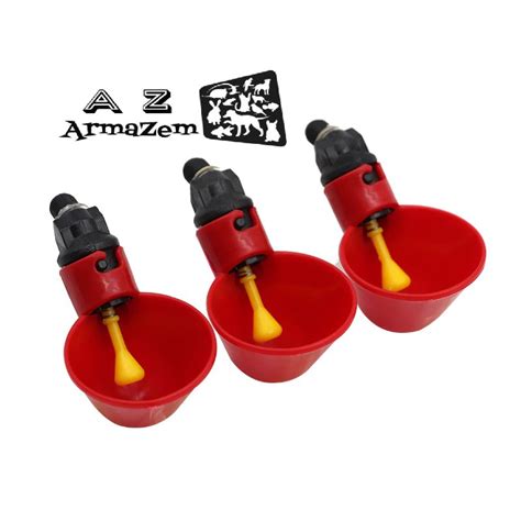 Bebedouro Automatico Copinho Niple Para Aves Em Geral Galinhas Codornas Frangos