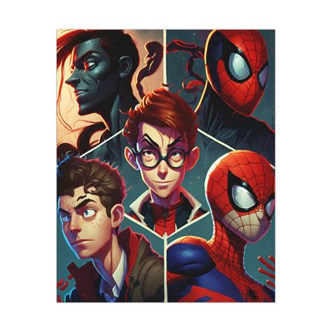 Spider Man Across The Spider Verse Poster Wall Decor Etsy