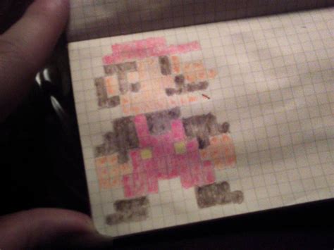 8 Bit Graph Paper Mario By Jet Swan On Deviantart
