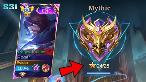MY LAST ROGER MATCH BEFORE I REACH MYTHICAL HONOR WIN OR LOSE YouTube