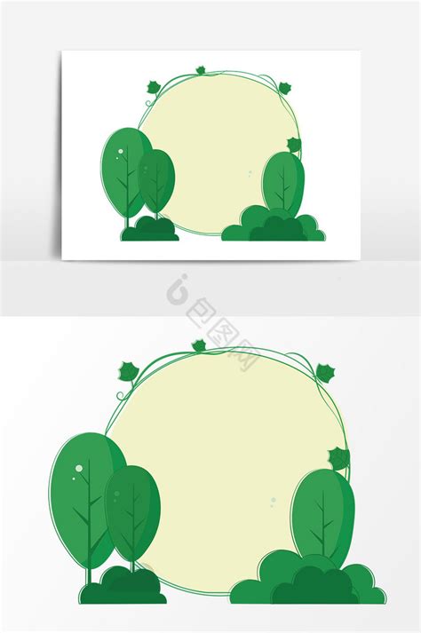 植物边框图片 植物边框素材免费下载 包图网