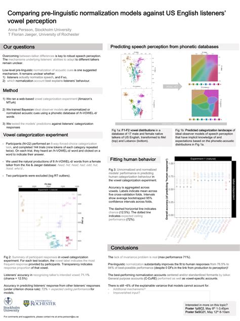 Pdf Comparing Pre Linguistic Normalization Models Against Us English