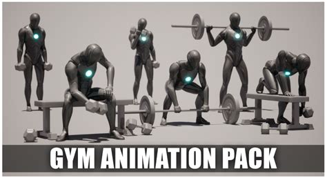 Gym Animation Pack In Animations Ue Marketplace