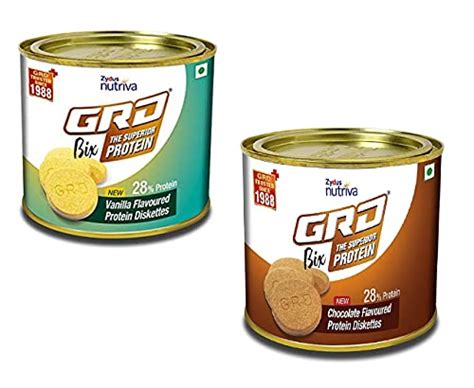 Grd Bix Vanilla Flavoured High Protein Biscuits With Immuno Nutrients