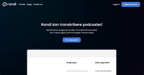 Randi Tale Til Tekst Teksting Av Video Og Lyd Med Bruk Av Ai