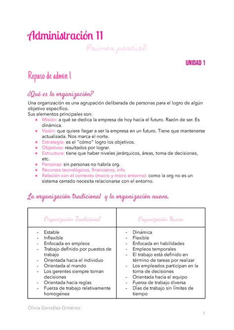 Resumen Admin II Administración Empresarial II UADE Studocu