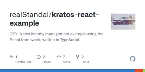 GitHub RealStandal Kratos React Example ORY Kratos Identity Management Example Using The