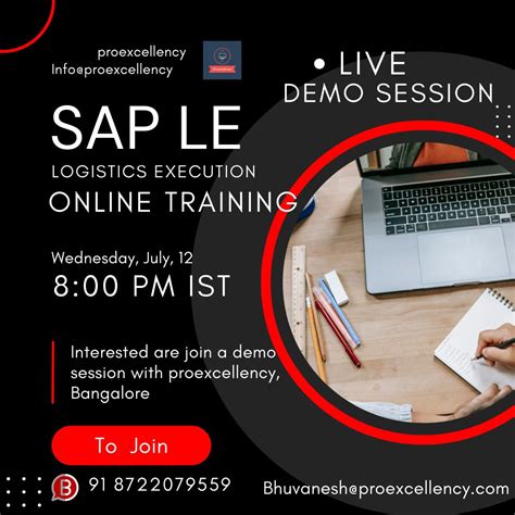 Supplychain Help Sap Le Logisticsexecution Demosession Free Onlinetraining