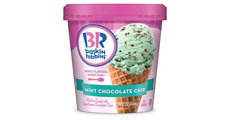 Baskin Robbins Mint Chocolate Chip Ice Cream Which Mint Chocolate