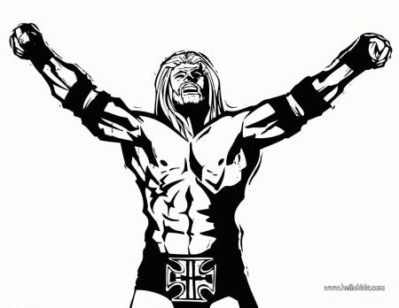 Wwe Shawn Michaels Coloring Pages Coloring Pages
