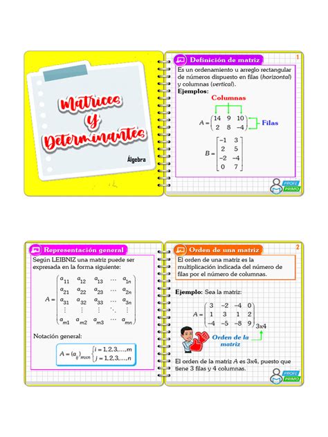 Matrices Descargar Gratis Pdf Matriz Matemáticas Sustracción