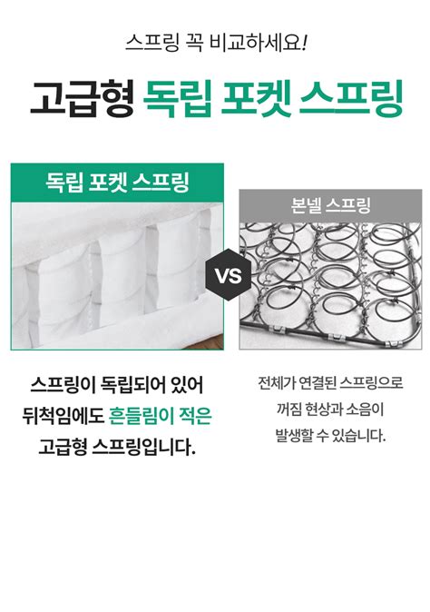 솔리드 독립스프링 매트리스 슈퍼싱글 Ss 한샘몰