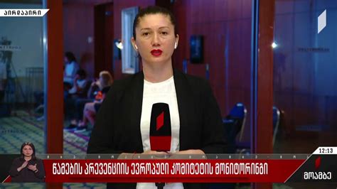 წამების პრევენციის ევროპული კომიტეტის მონიტორინგი Youtube