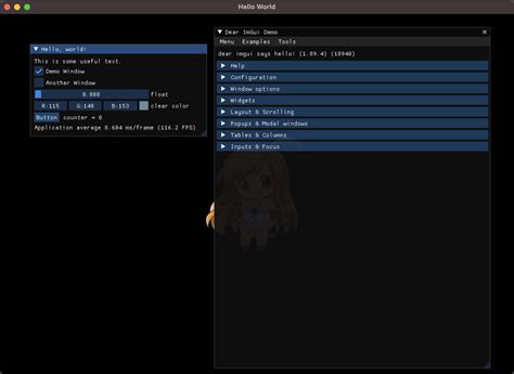OpenGL Mac开发 如何使用imgui 1 89 4 插件进行调试 星门 博客园