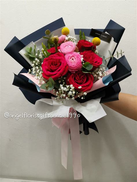 韩式花束 情人节花束 韩式法式系花束 ValentineBouquet 情人节花束 FlowerBox 气球礼物花盒