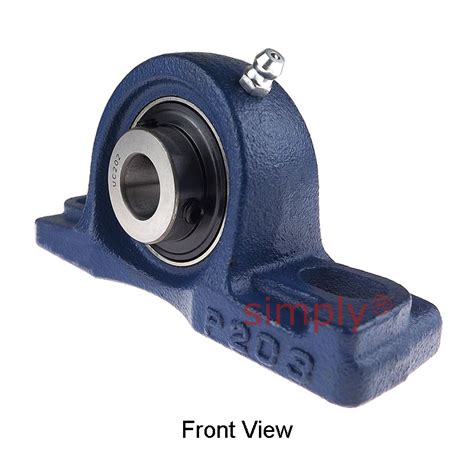 UCP202 Metric Cast Iron Two Bolt Pillow Plummer Block Housing With