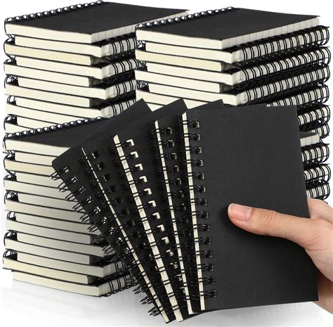 Jutom 100 Pcs Small Spiral Notebooks Memo Pads 3 X 5 Inch Pocket Notebooks Lined