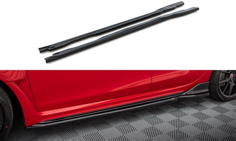Side Skirts Diffusers V 1 Honda Civic Type R Mk 11 Our Offer Honda