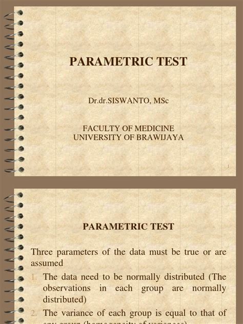 parametric test dr dr siswanto msc pdf correlation and