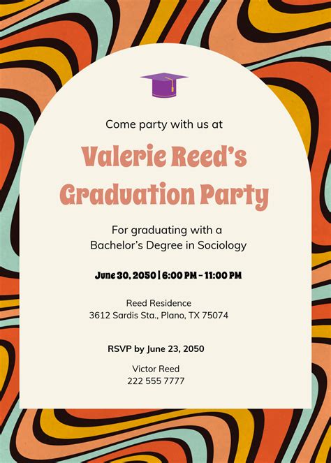 Free Graduation Invitation Templates Editable And Printable