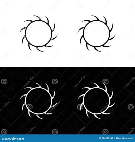 Circle Vector Logo Template Design Stock Vector Illustration Of