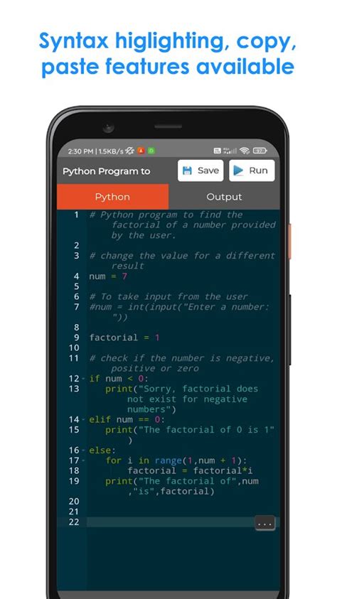 Скачать Python Ide Mobile 159 для Android