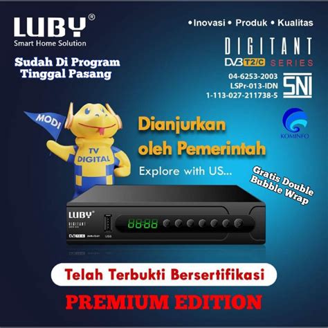 Jual New STB Set Top Box TV Digital Berkualitas Luby DVB T2 01 Shopee