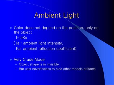 Ppt Illumination Model And Surface Rendering Method Powerpoint