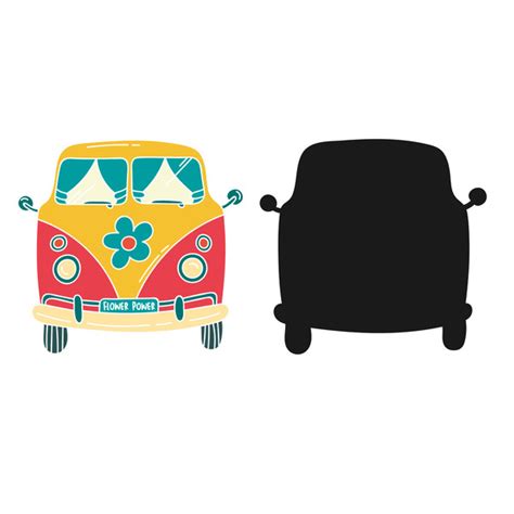 Hippie Van Svg Hippie Van Png Hippie Bus Svg Hippie Bus V Inspire