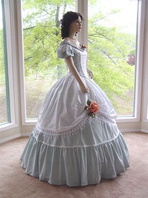 Civil War Ball Gown Dress Pink Greendress3 150618 Bytes Ball