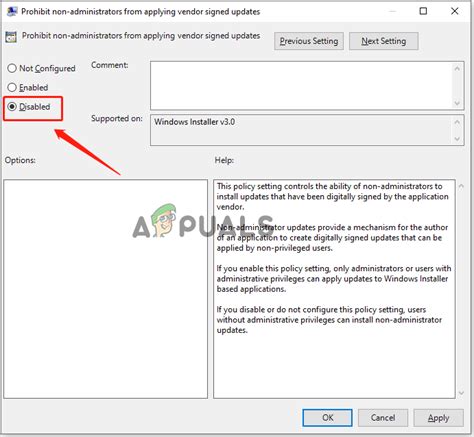 fix this installation is forbidden by system policy error on windows