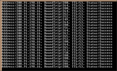 Ping In C