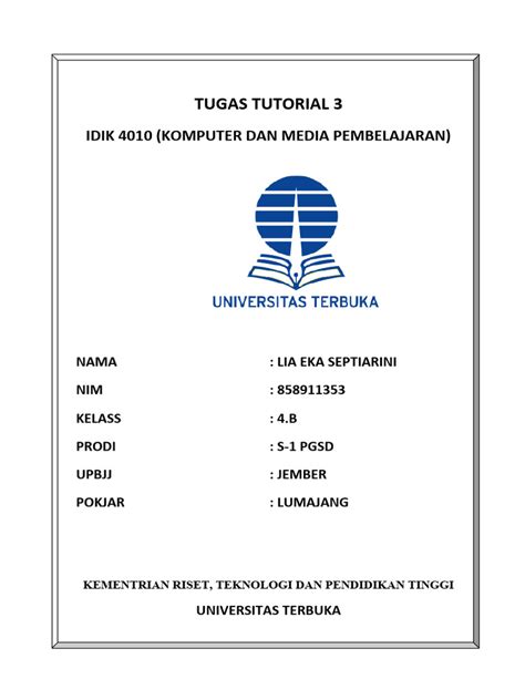 Tugas Tutorial 3 Komputer Pdf