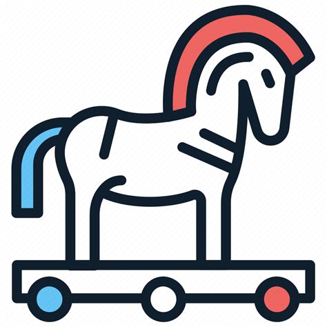 Trojan Virus Computer Malware Program Horse Icon Download On