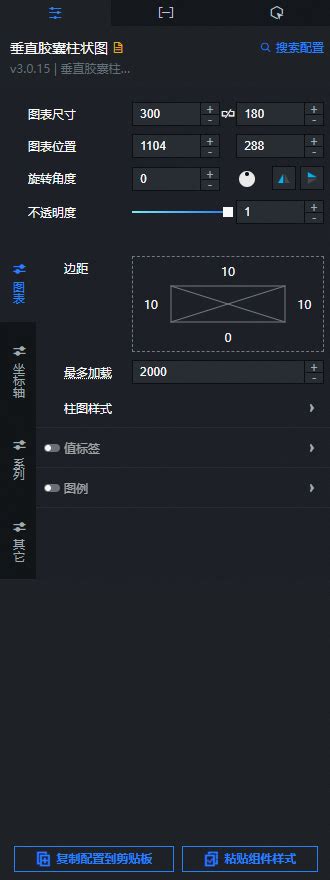 垂直胶囊柱状图各配置项的含义是什么 datav数据可视化 datav 阿里云帮助中心