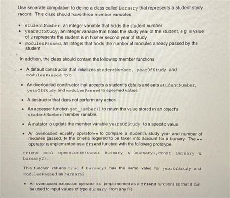 solved use separate compilation to define a class called
