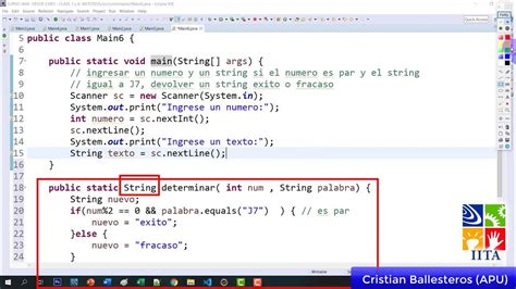 Metodo Retorna Un String En Java Ingresar Un Numero Texto Si El Numero
