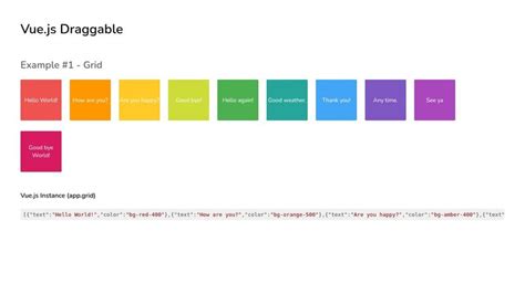 Vue.js Draggable