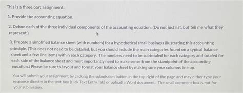 Solved This Is A Three Part Assignment 1 Provide The