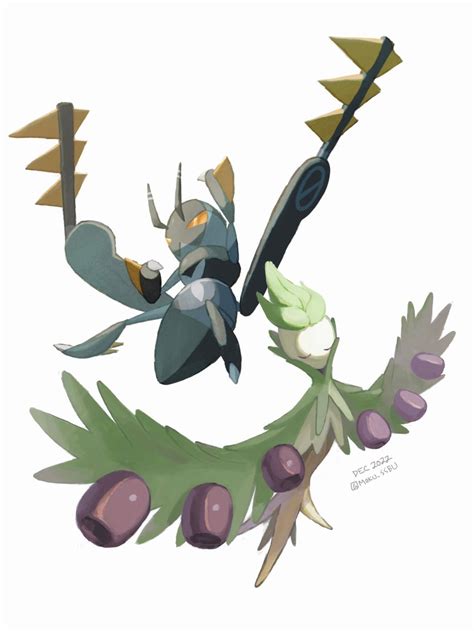 Lokix And Arboliva Pokemon Drawn By Mokuzou Moku Ssbu Danbooru